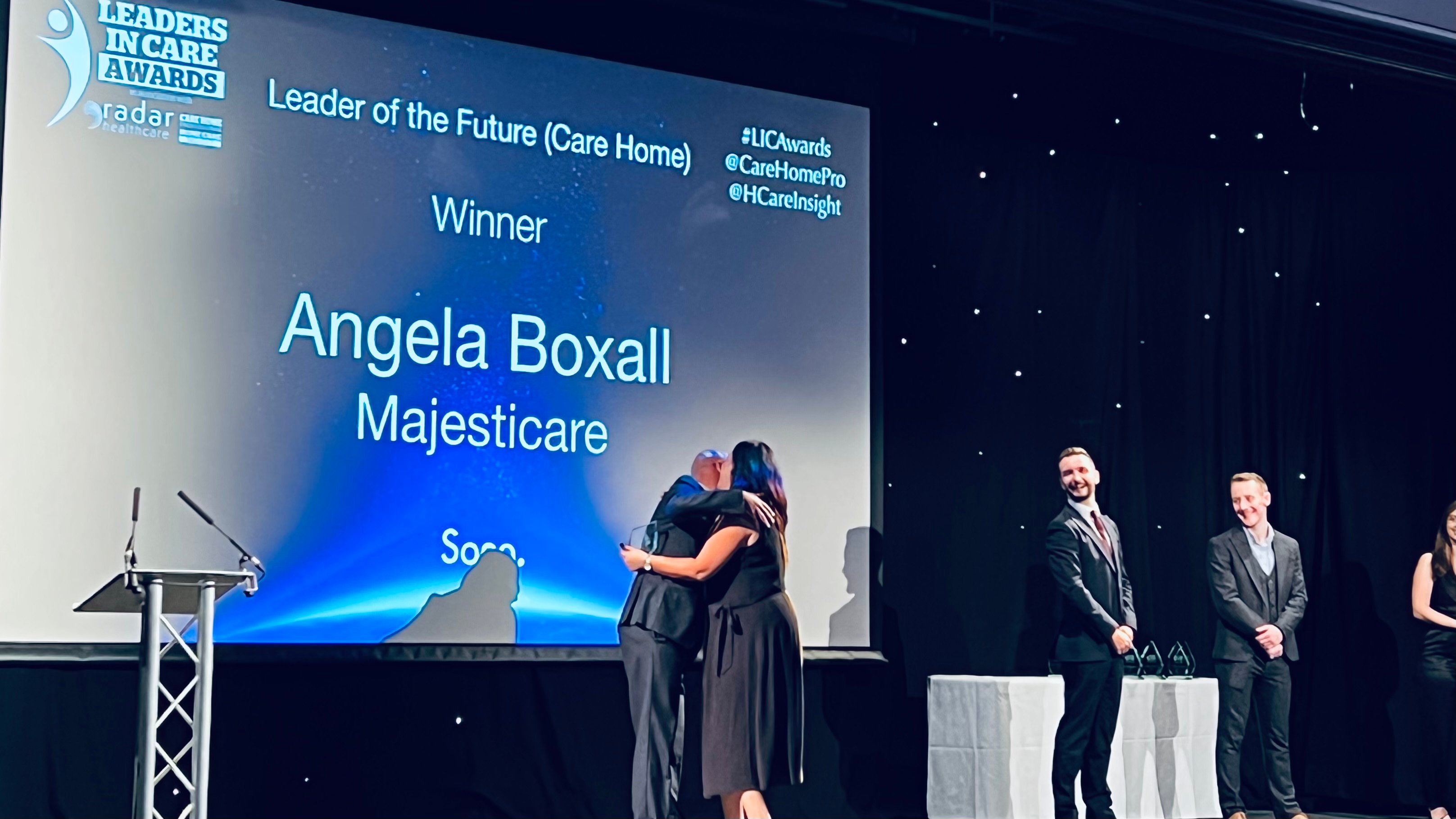 Sona wins at the Leaders In Care Awards 2022
