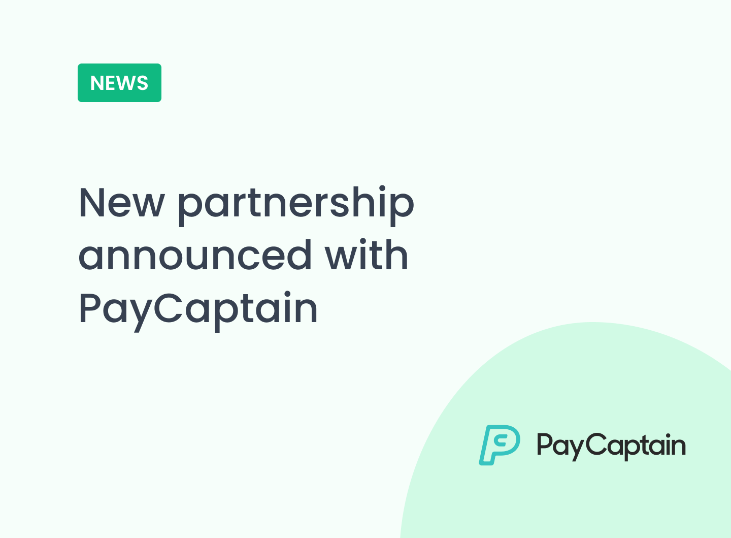 New partnership and integration announced with PayCaptain