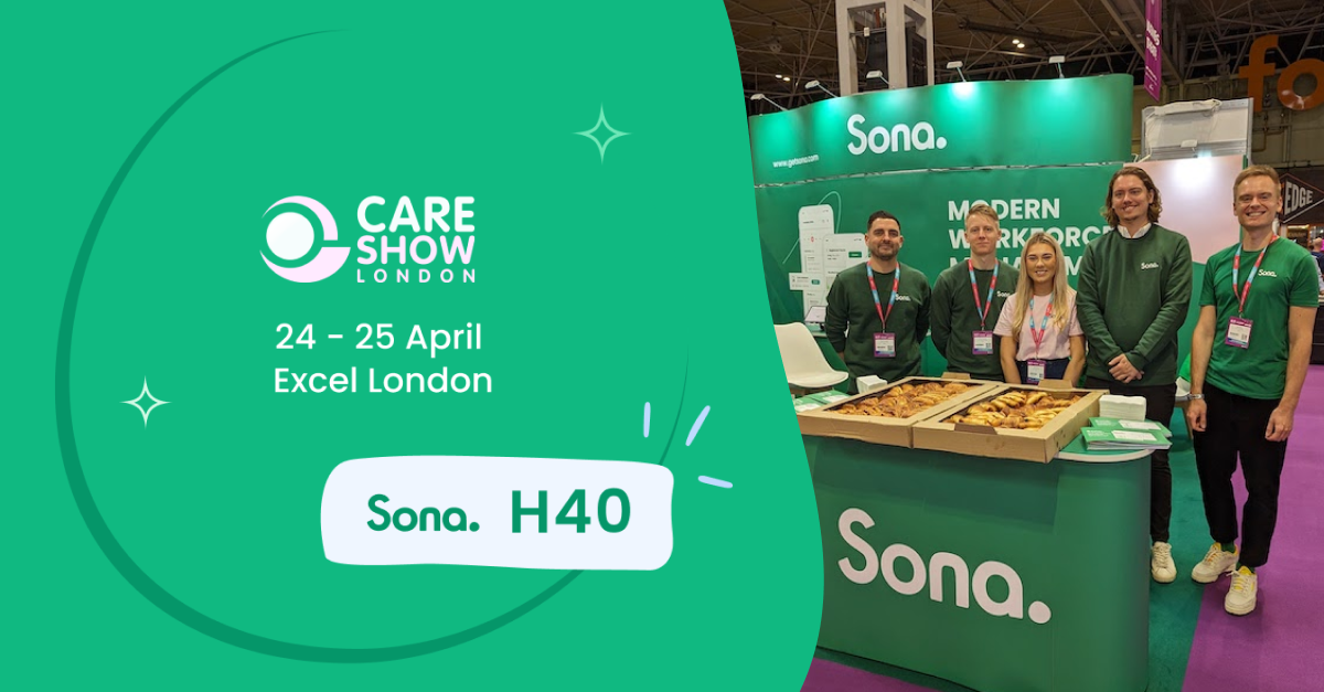 Sona at the Care Show London 2024