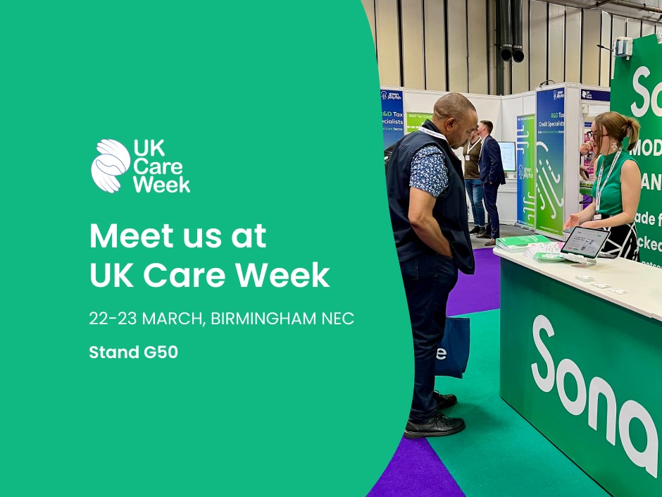 Sona at UK Care Week
